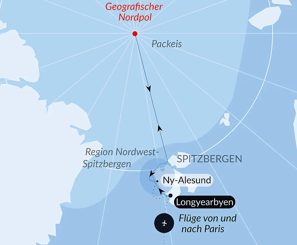Schiffsreise zum Nordpol