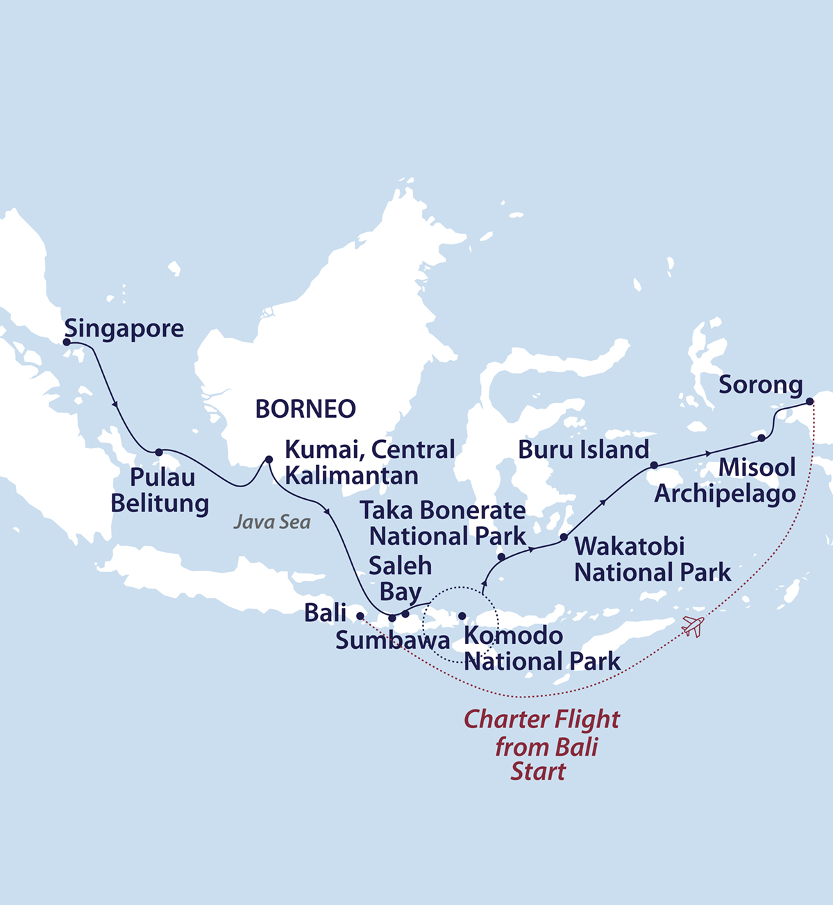 Expeditionskreuzfahrt Borneo & Indonesien